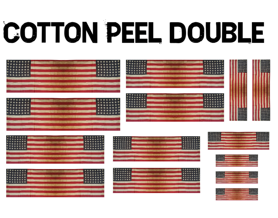 1:56 Scale WW2 American Flags